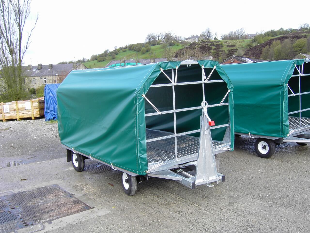 Baggage Trailers AB-502 - SACO Airport Equipment